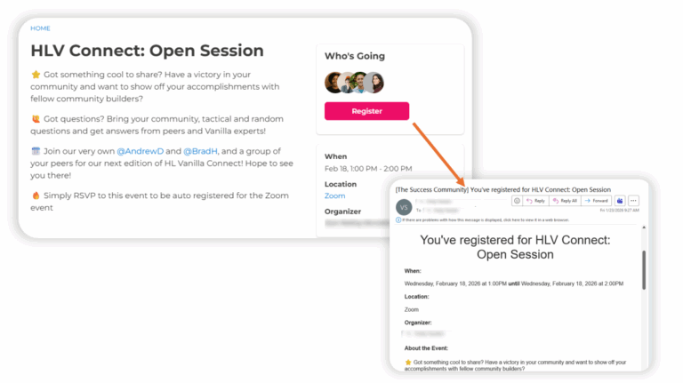 Higher Logic Vanilla Zoom Integration: Host and Join Community Events ...